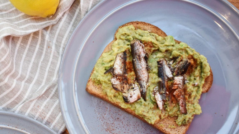Recipe: Seared Sardine Avocado Toast with Smoked Paprika